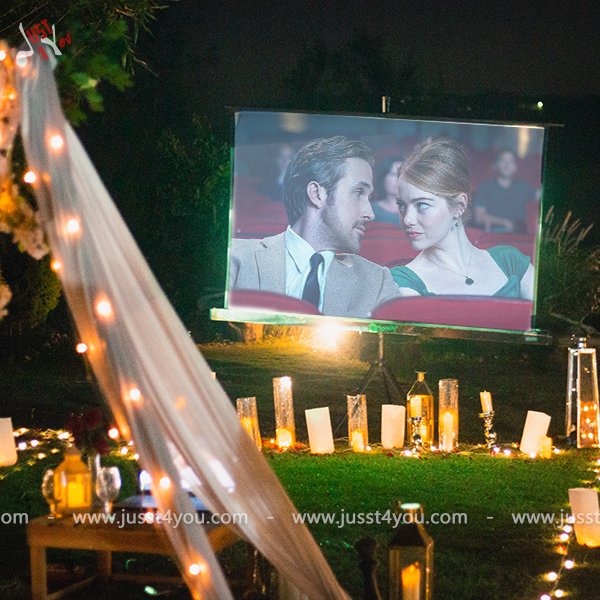 Private Movie Date Under the Stars - Jusst4You
