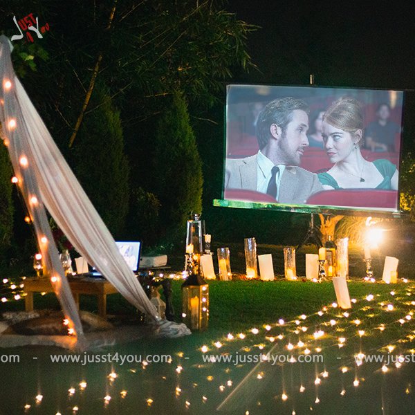 Private Movie Date Under the Stars - Jusst4You
