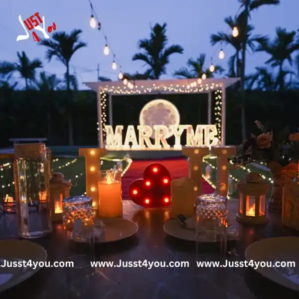 Romantic Proposal Date | Just 4 You Surprise Planners