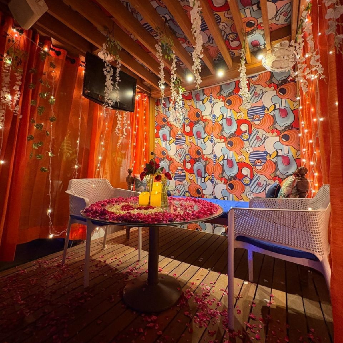 Romantic Cabana Dining at Park | Just 4 You Surprise Planners