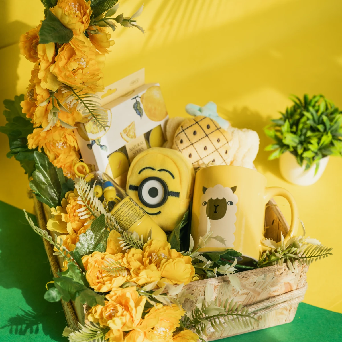 Yellow Hamper | Just 4 You Surprise Planners